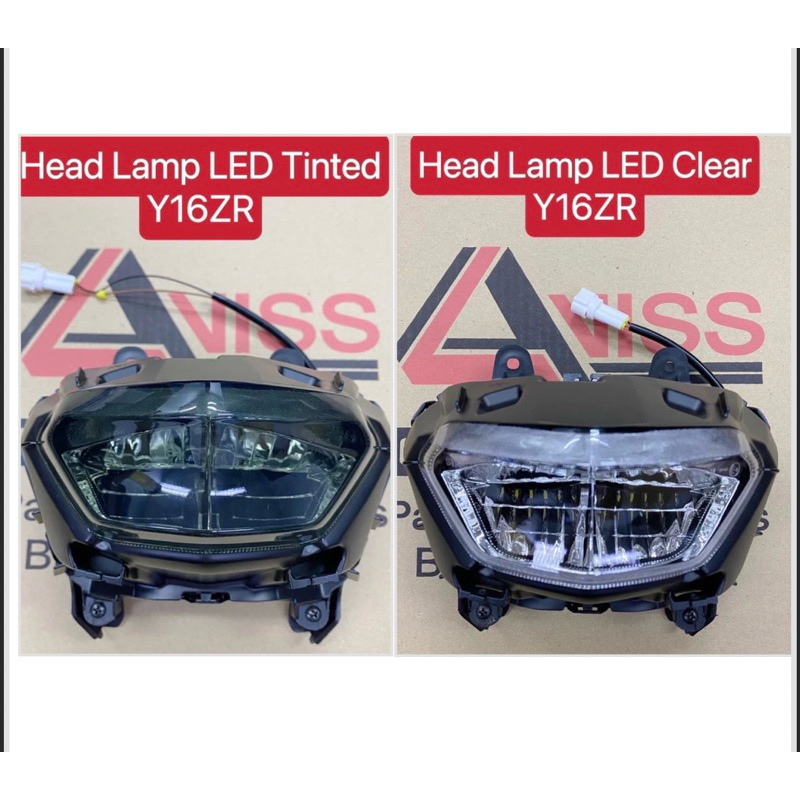 YAMAHA Y16 Y16Z Y16ZR V1 V2 V3 NON ABS / WITH ABS LED UPPER FRONT HEAD ...