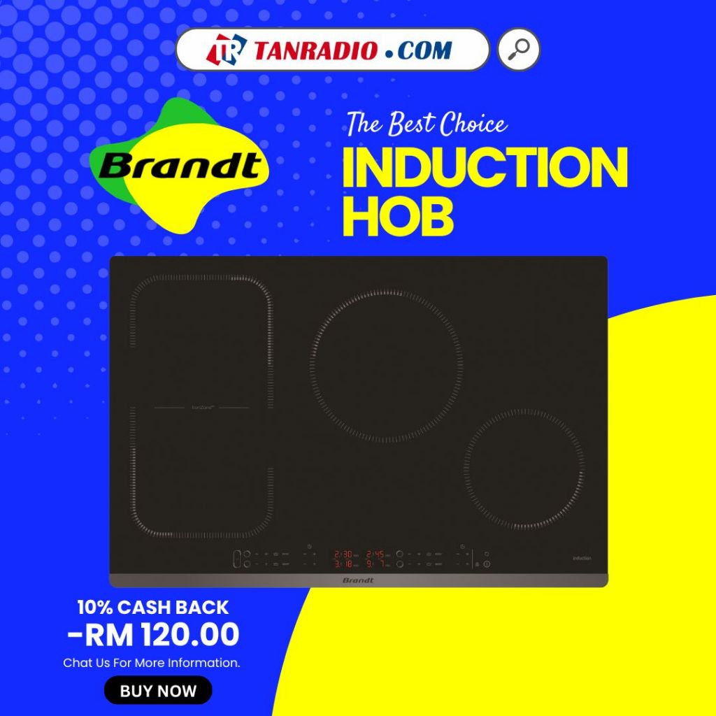 BRANDT 4 BUNNER INDUCTION HOB BPI6449BLBLACK | Shopee Malaysia