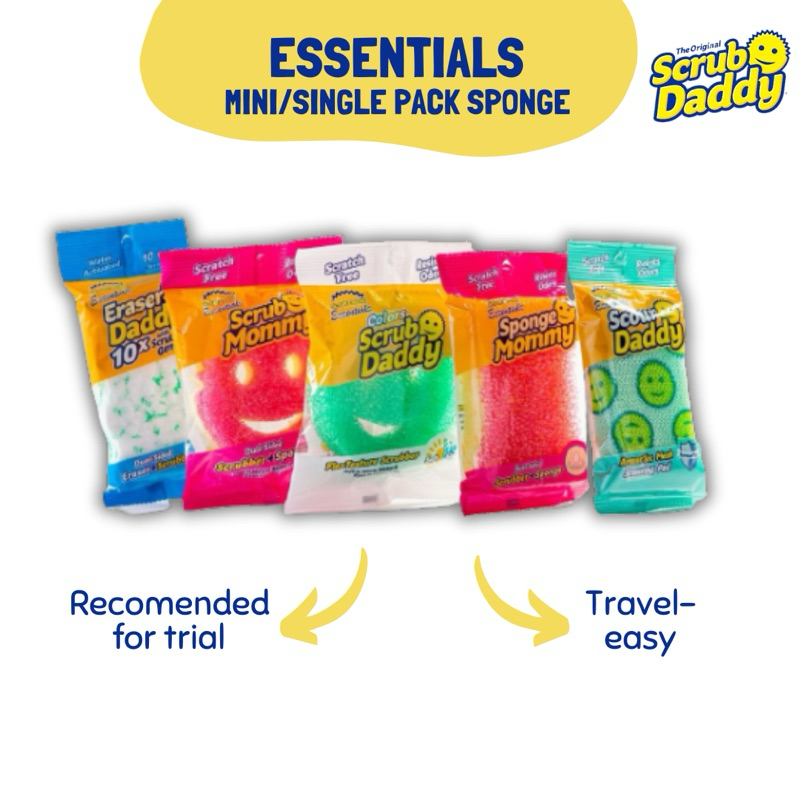 [Scrub Daddy MY] Scrub Daddy Essential Mini Single Pack Sponge Scrubber ...