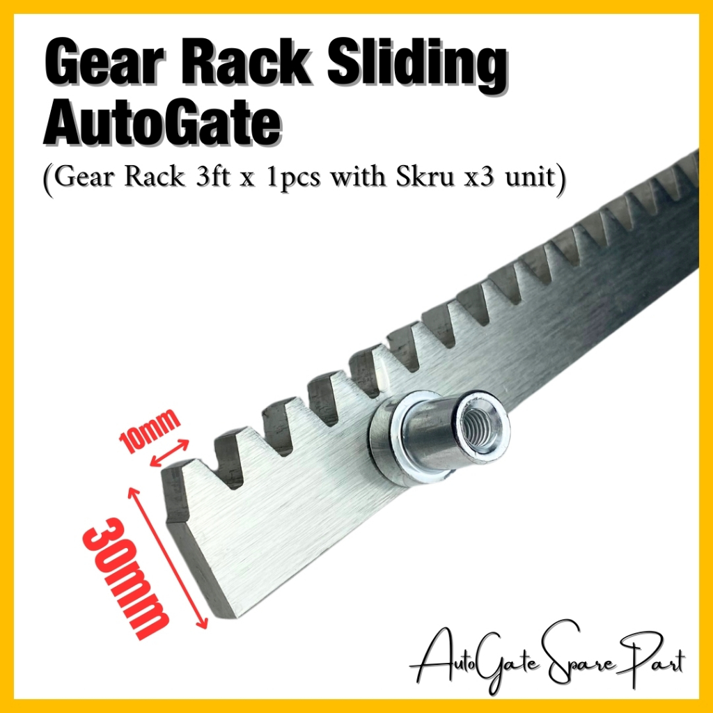 8mm thick Gear Rack Sliding Auto Gate 1Pcs | Shopee Malaysia