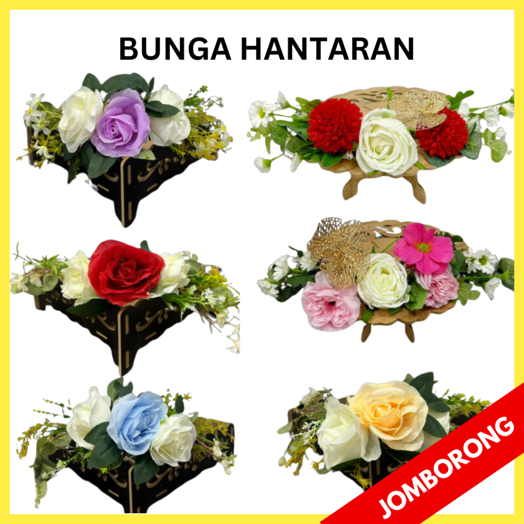 BUNGA HANTARAN Siap Gubah Murah Bunga Hidden Dulang Hantaran ...