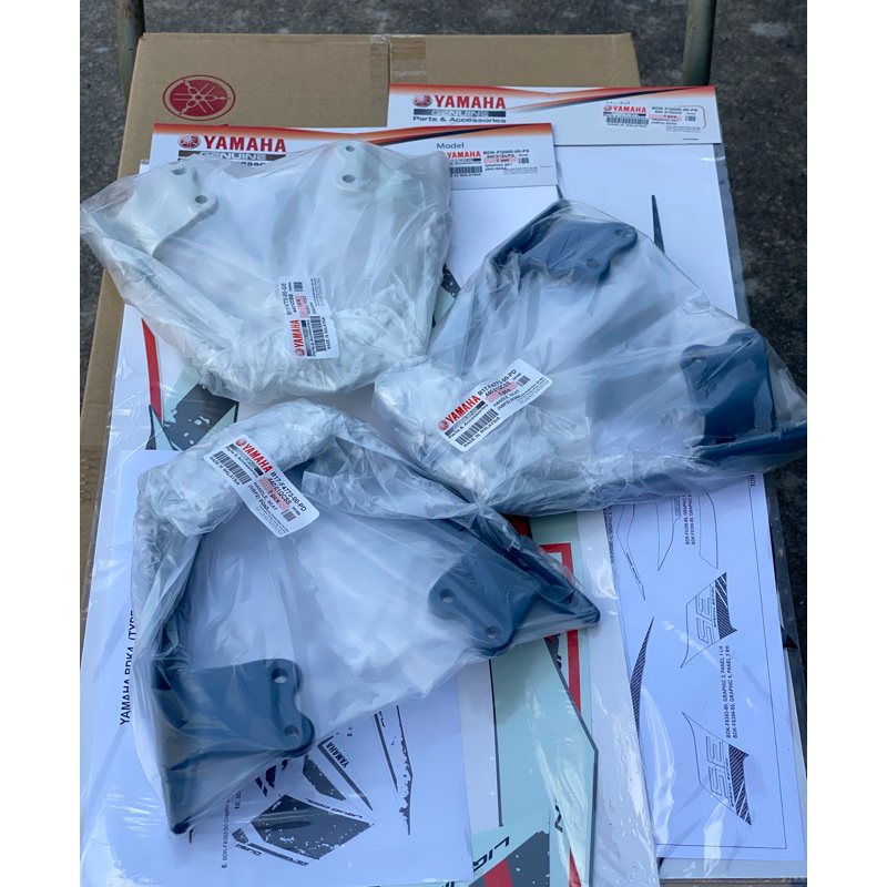Yamaha LC V8 spoiler original hly SE & putih Marlbro | Shopee Malaysia
