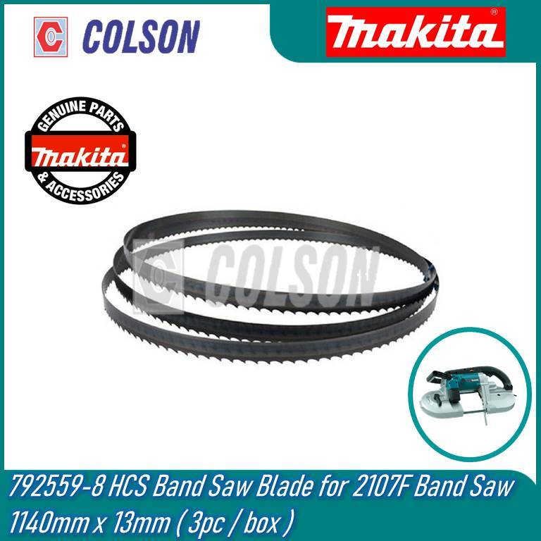COLSON MAKITA Band Saw Blade for 2107F DPB180 Band Saw 792559-8 ( 3pc ...