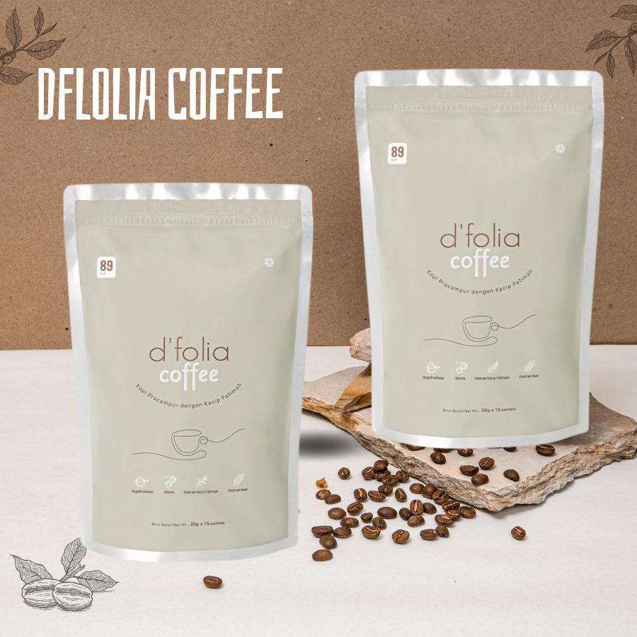 D'Folia Coffee Kopi Pracampur dengan Kacip Fatimah dan Ekstrak Malt ...