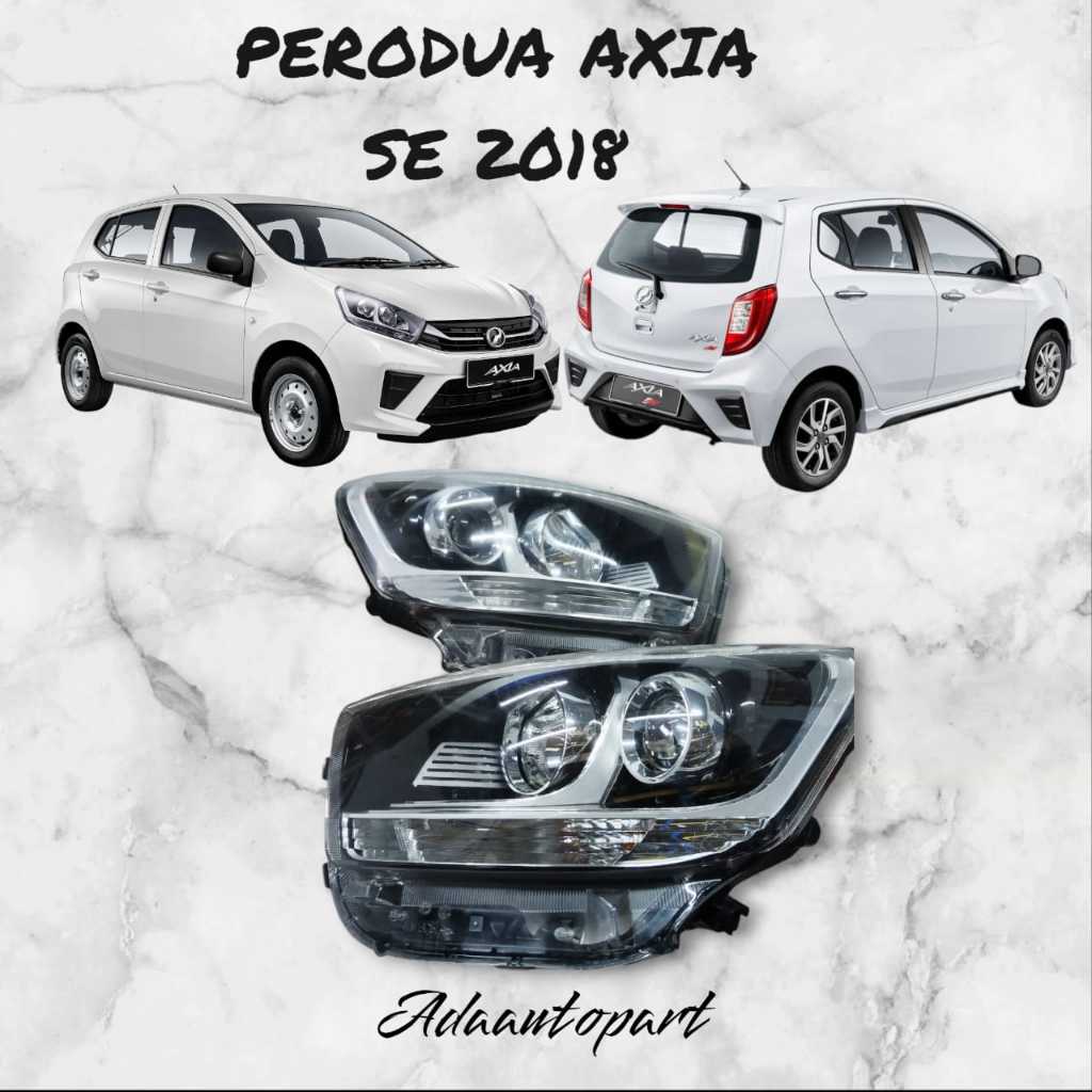 PERODUA AXIA SE 2018 HEADLAMP ORIGINAL USED 100% | Shopee Malaysia