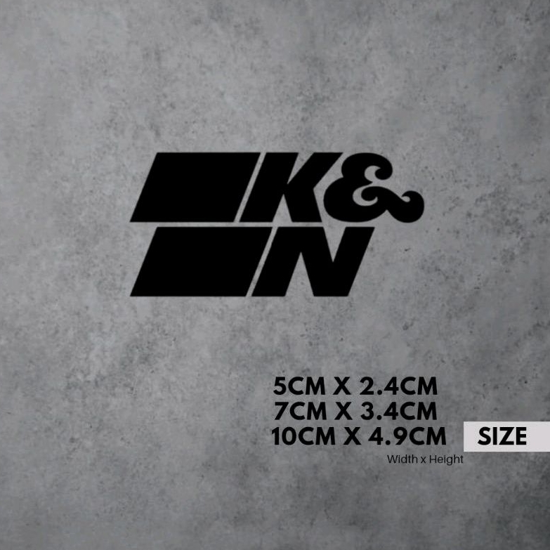 K&N Logo Vinyl Motor Sticker | Shopee Malaysia