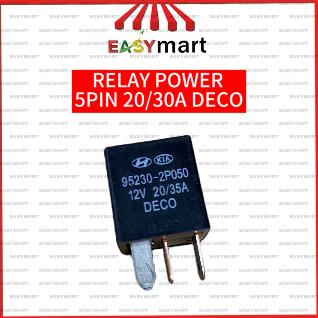 Relay Power 5PIN 20/30A DECO | Shopee Malaysia