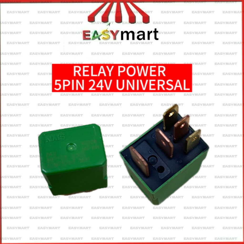 Relay Power 5PIN 24V UNIVERSAL JAPAN | Shopee Malaysia