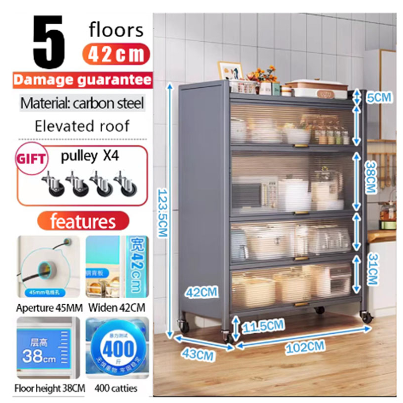 🔥Ready Stock🔥Kitchen cabinet storage rack home Multi-layer large ...