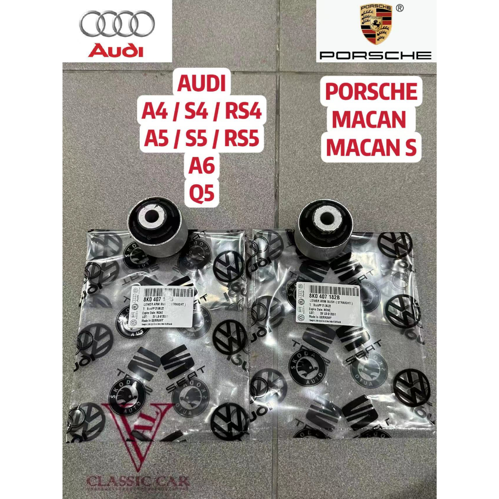 ( 100% ORIGINAL ) AUDI A4 S4 RS4 A5 S5 RS5 A6 Q5 PORSCHE MACAN MACAN S FRONT LOWER ARM BUSH ...