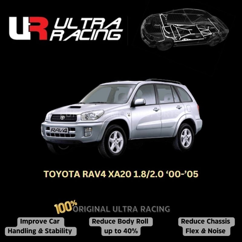 Ultra Racing Safety Bar Toyota RAV4 XA20 1.8/2.0 '00-'05 | Shopee Malaysia