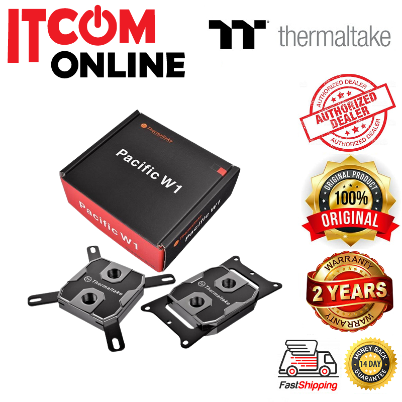 THERMALTAKE PACIFIC W1 BLOCK WATER COOLING (CL-W022-CU00BL-A) | Shopee ...