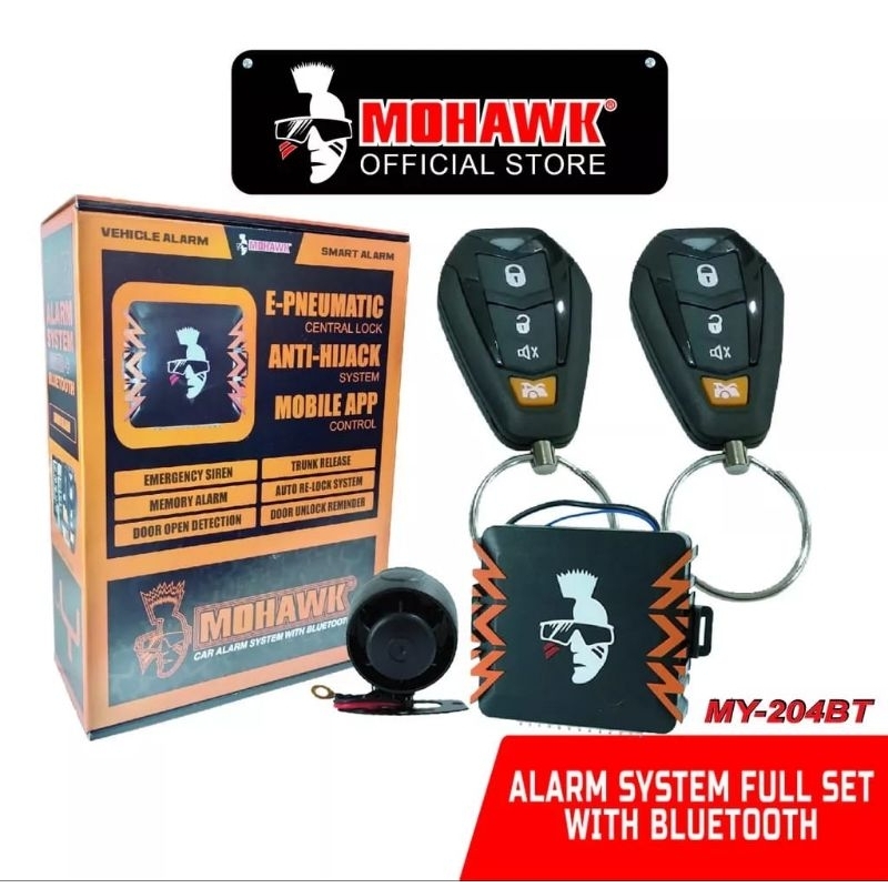 MOHWAK MY-204BT FULL SET ALARM WITH BLUETOOTH | Shopee Malaysia