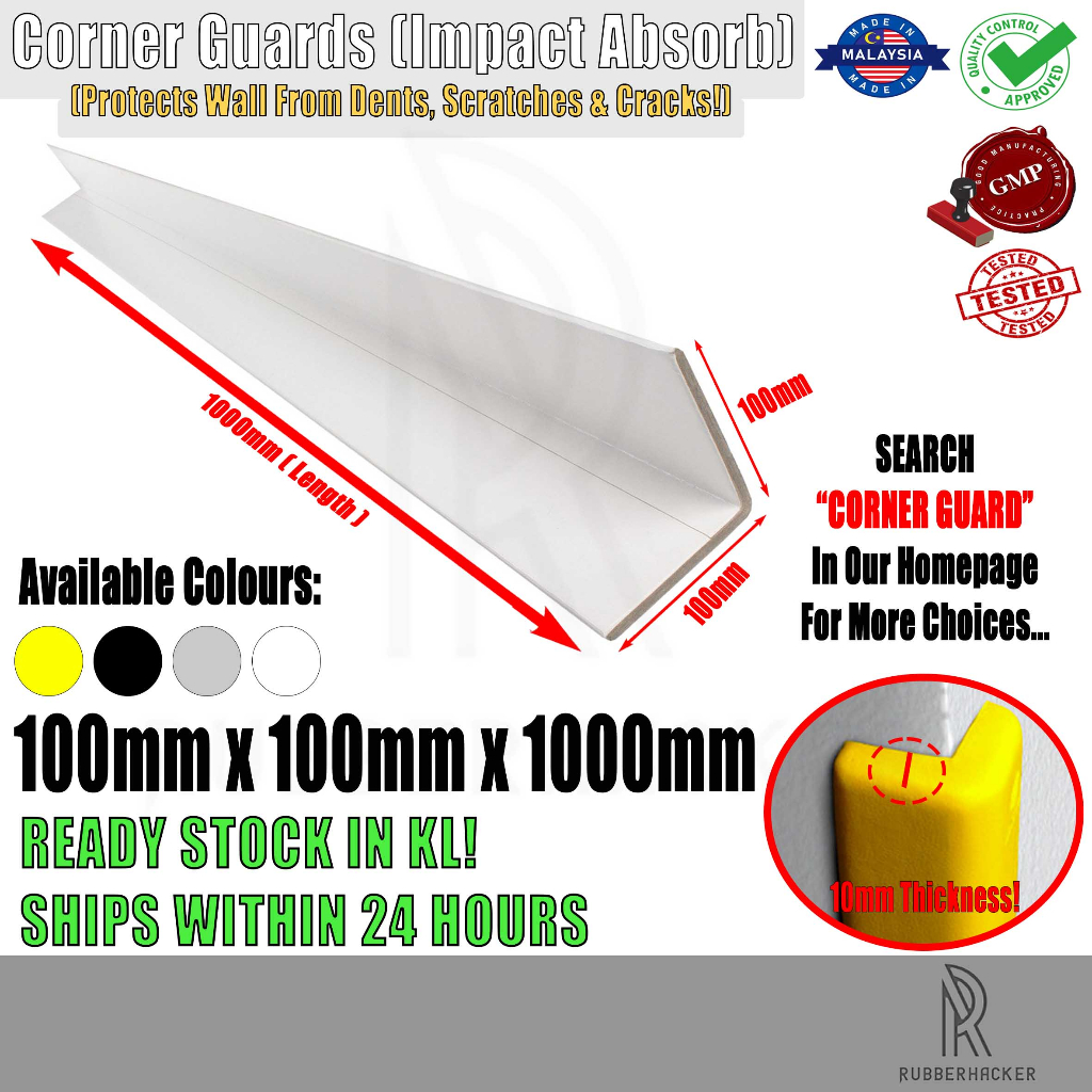 CORNER GUARD WALL PROTECTOR WITH REFLECTIVE FOR CAR PARK / COLUMN GUARD ...