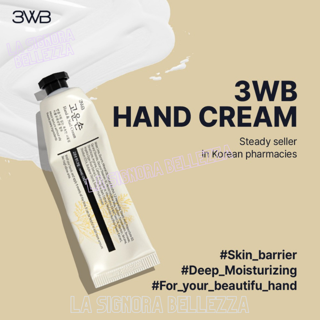 La Signora Bellezza 3WB Gounson Hand Cream Tube 25g Korean Moisturizing ...