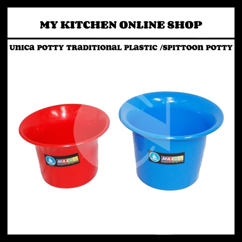 UNICA POTTY TRADITIONAL PLASTIC /SPITTOON POTTY/TOILET TRAINER CHILDREN ...