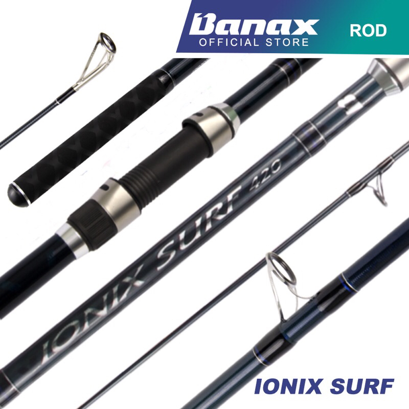 Banax Ionix Surf Fishing Rod 13'7ft-16'4ft Heavy Saltwater Surf Fishing ...