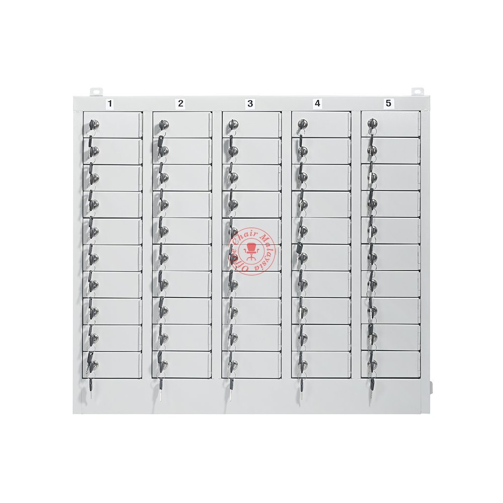 Steel Locker 50 Compartment / Locker Besi Berkunci / Passport Locker ...