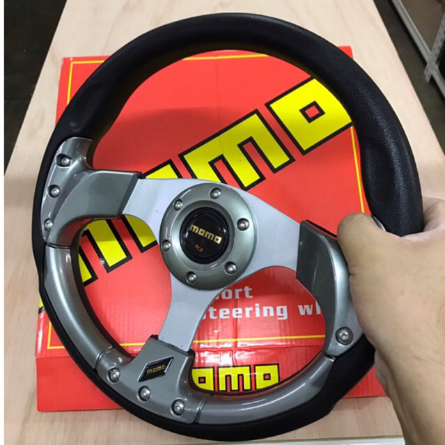 MOMO 13 inch sport racing steering wheel Car steering Kancil Wira Waja ...