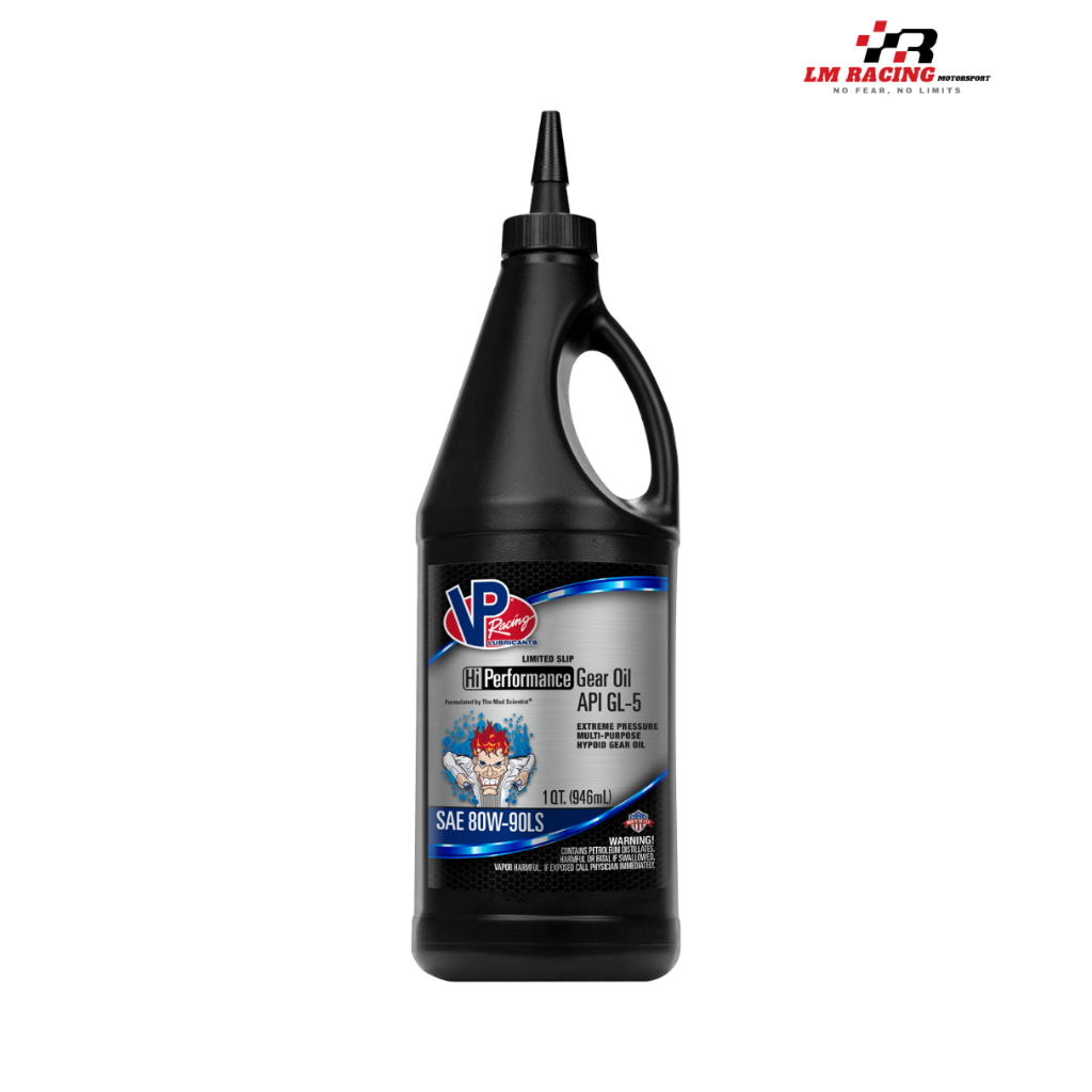 VP Racing Hi-Performance Gear Oil SAE 80W-90 API GL-5 Limited Slip ...