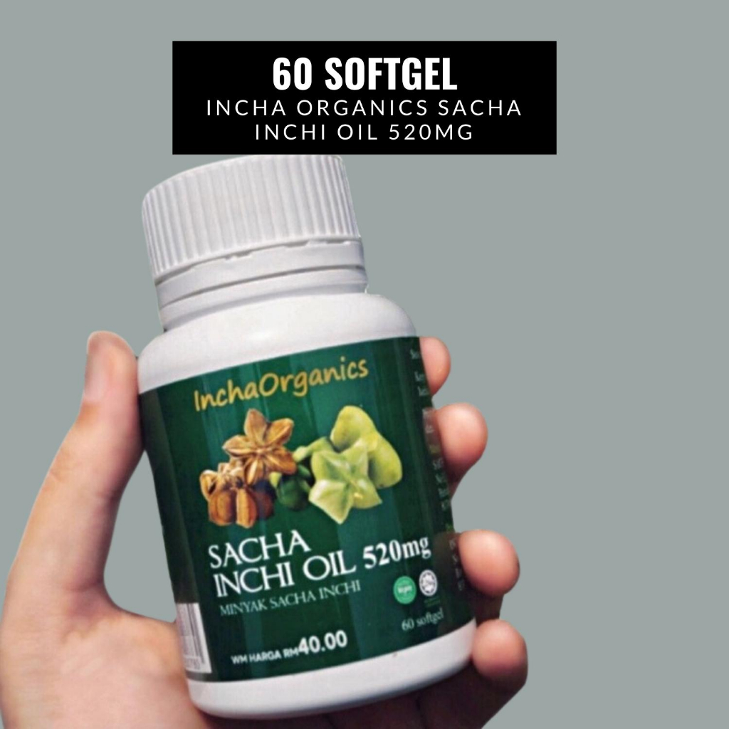 SACHA INCHI OIL BY INCHA ORGANICS (60 SOFTGEL) | Shopee Malaysia