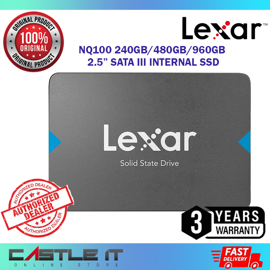 Lexar 2.5" SATA SSD NS100 NQ100 2TB 1TB 960GB 512GB 500GB 480GB 256GB ...