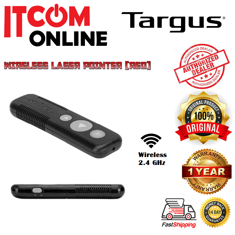 TARGUS 2.4GHz PRESENTER LASER POINTER RED (AMP30AP) | Shopee Malaysia