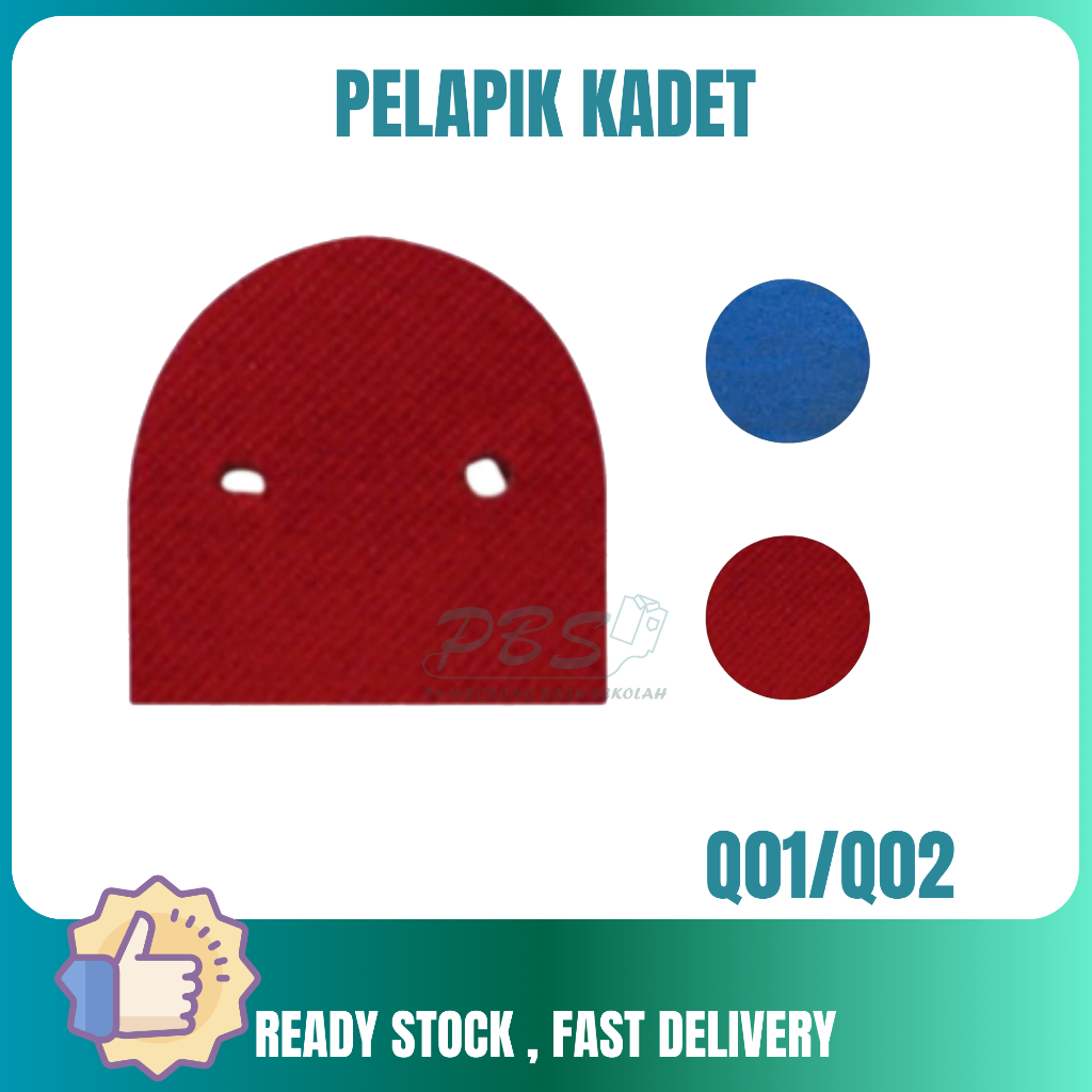 PELAPIK TOPI KADET KRS DAN KADET BOMBA - MERAH Q01 / BIRU Q02 | Shopee ...