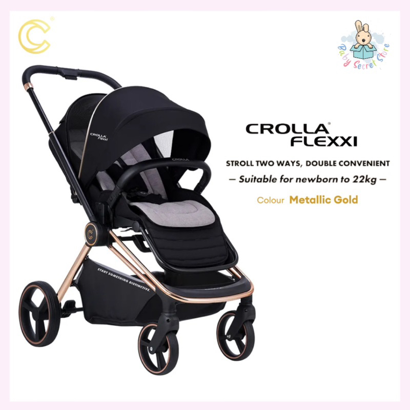 Crolla Flexxi Two Way Facing Stroller - (Birth to 22kg) | Shopee Malaysia