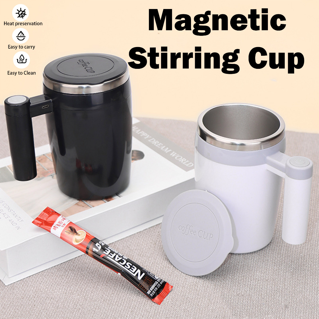 Automatic Stirring Mug Cup Coffee Milk Mixing Mug Stainless Steel ...