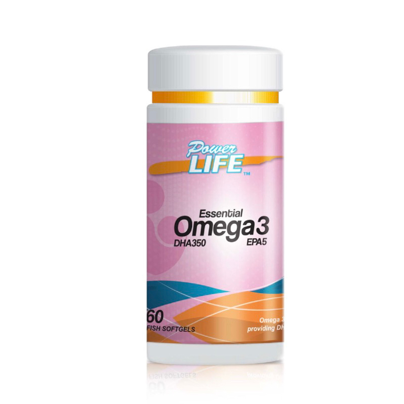 Powerlife Essential Omega 3 DHA 350 EPA 5 High DHA for Pregnancy ...