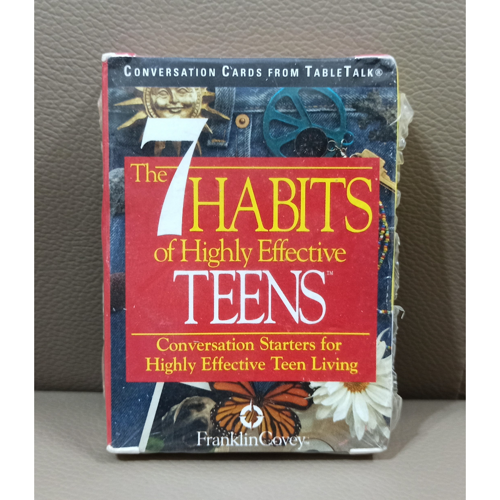 7 Habits of Highly Effective Teens Conversation Cards from Table Talk ...