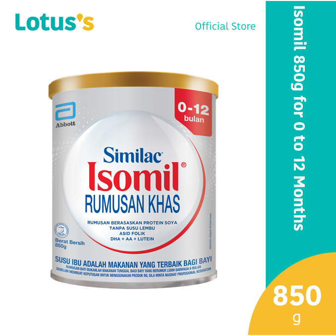 Isomil 850g for 0 to 12 Months | Shopee Malaysia