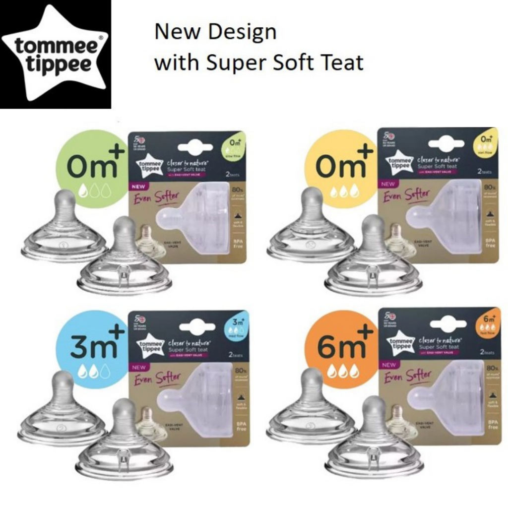TOMMEE TIPPEE SUPER SOFT TEAT (NEW) | Shopee Malaysia