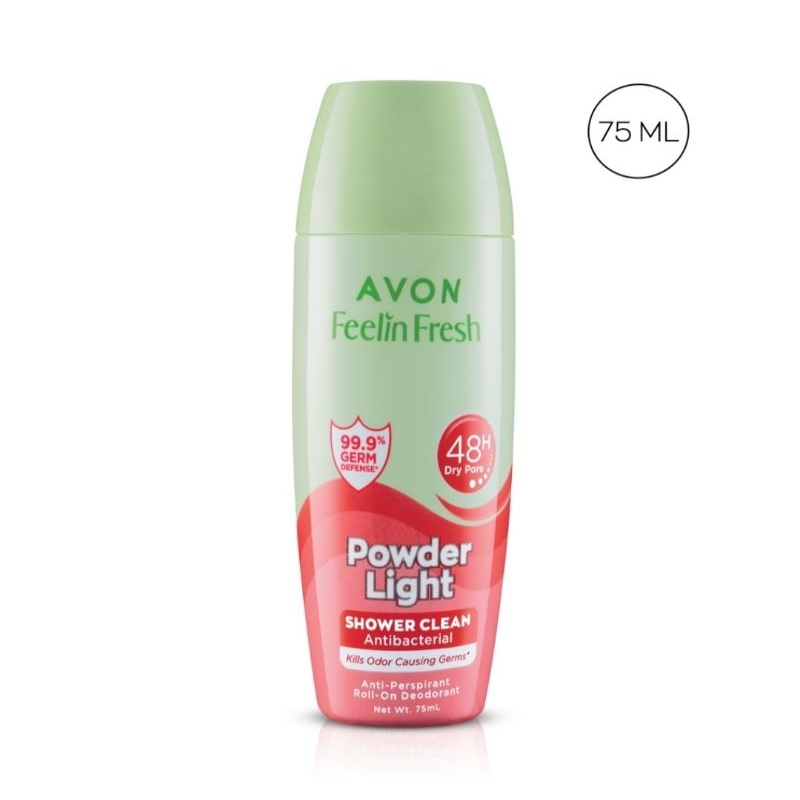 Avon Feelin Fresh Antibacterial Powder Light For Her Anti-Perspirant ...