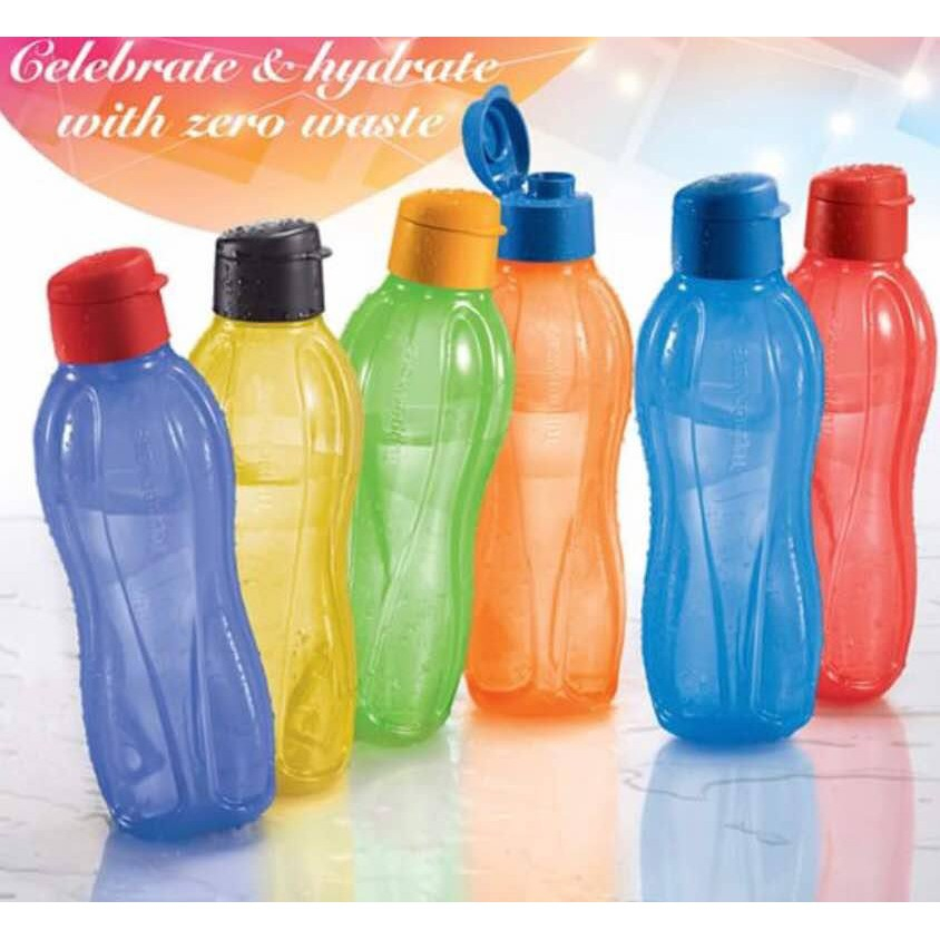 Tupperware 1L Eco Flip Bottle / Eco Bottle 1L with Fliptop - 1pc choose ...