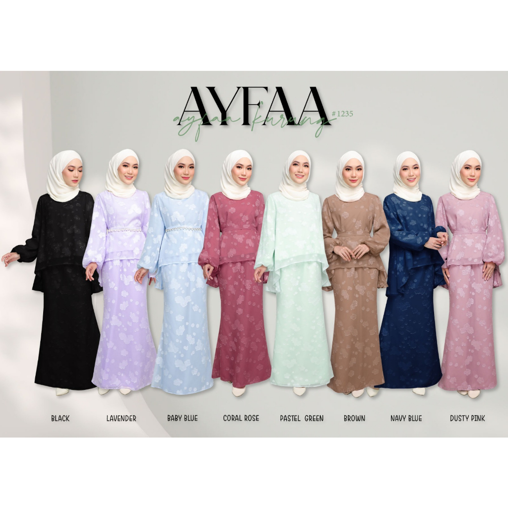 CHICCHOC l AYFAA KURUNG MODEN 1235 READY STOCK | Shopee Malaysia