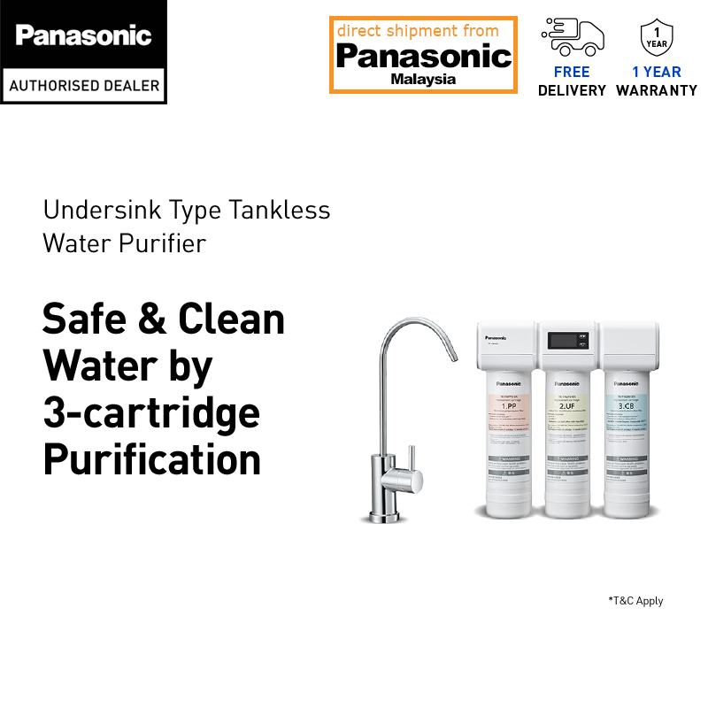 Panasonic TK-CB430 Undersink Water Purifier Tankless Clean And Safe TK ...