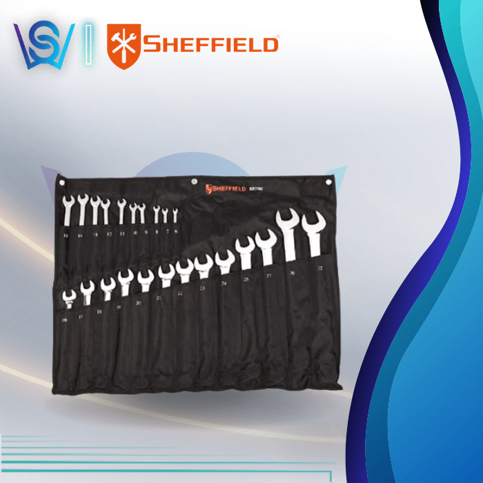 SHEFFIELD 23pcs Combination Wrench Set (6 - 32mm) Heavy Duty Cr-V Steel ...