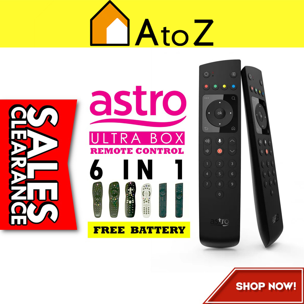 ASTRO 4k Ultra Box Remote Control Ultra Box Controller 6 in 1 Remote ...
