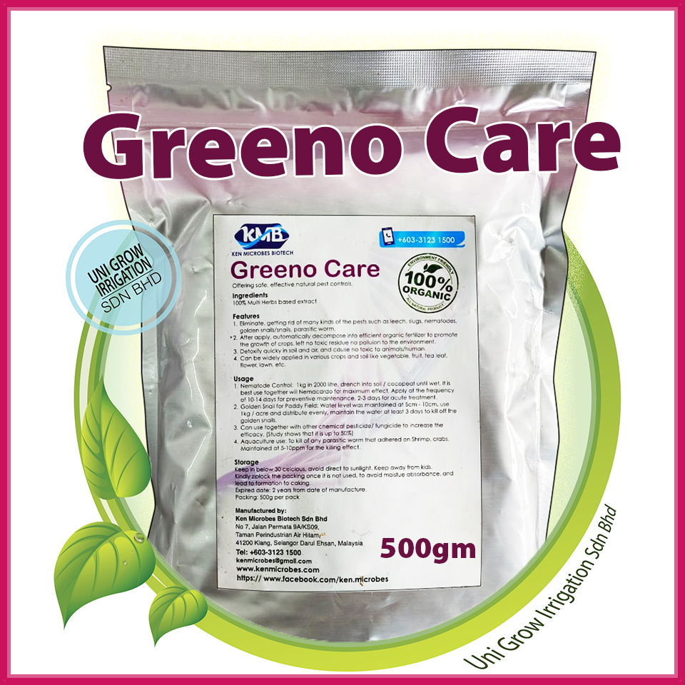 (500gm) Greeno Care Racun Bio Nematod Lintah Siput Gondang Cacing ...
