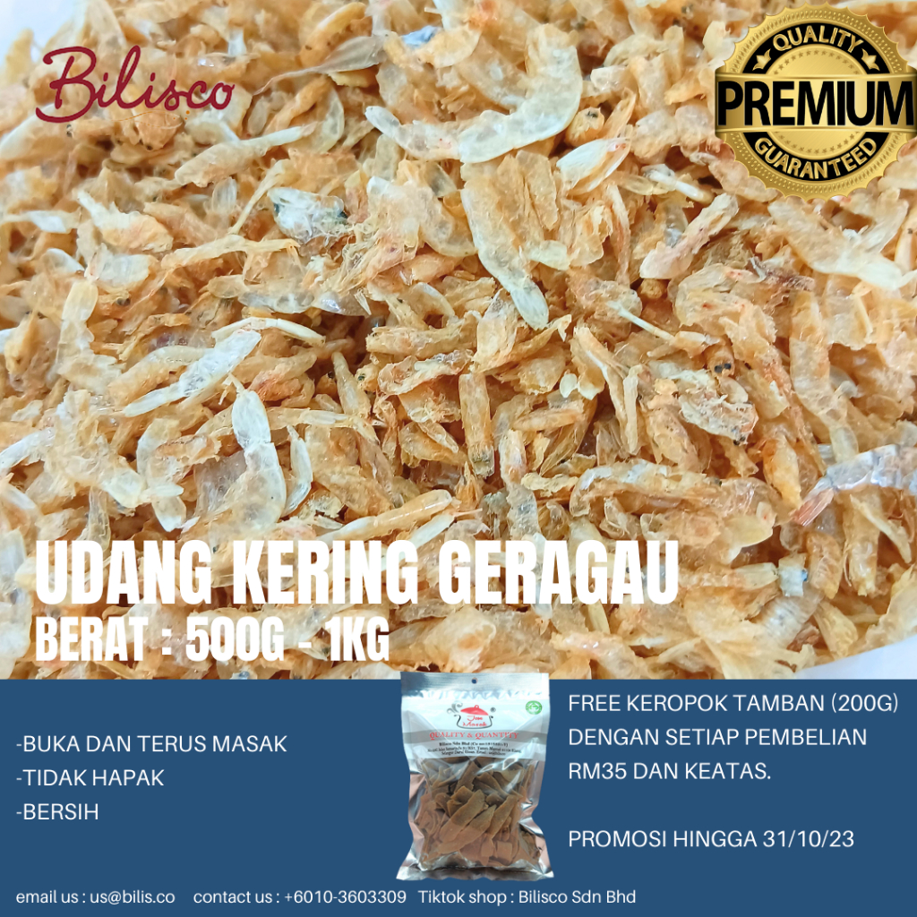 UDANG KERING GERAGAU BORONG 500G/1KG | Shopee Malaysia