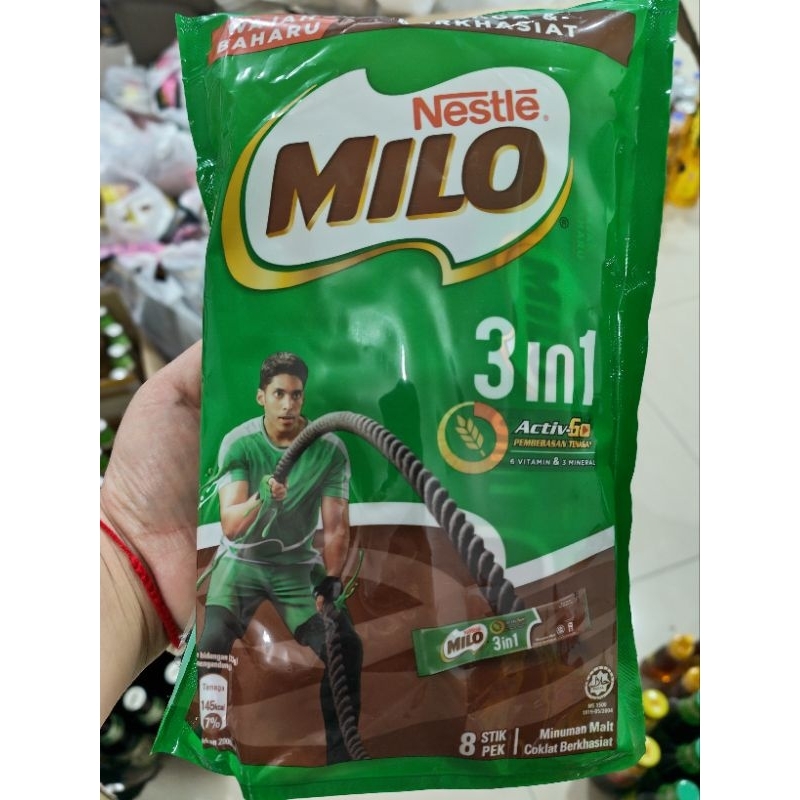 Nestle Milo 3 in 1 Chocolate Drink | Shopee Malaysia
