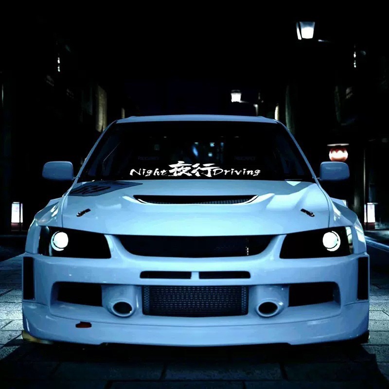 car sticker windscreen night driving windshield sticker bumper body ...