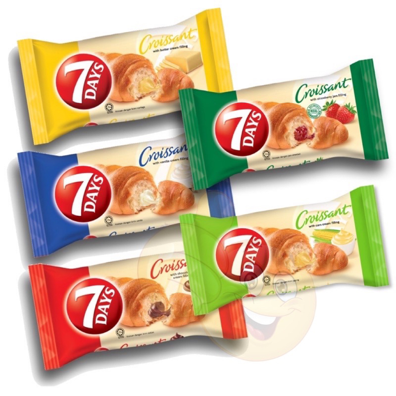 7 Days Croissant with Filling 60g | Shopee Malaysia