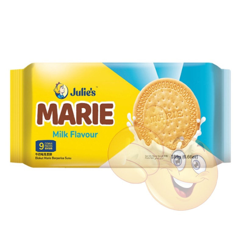 Julie's Marie Milk Flavour 9 Convi-Packs 189g | Shopee Malaysia