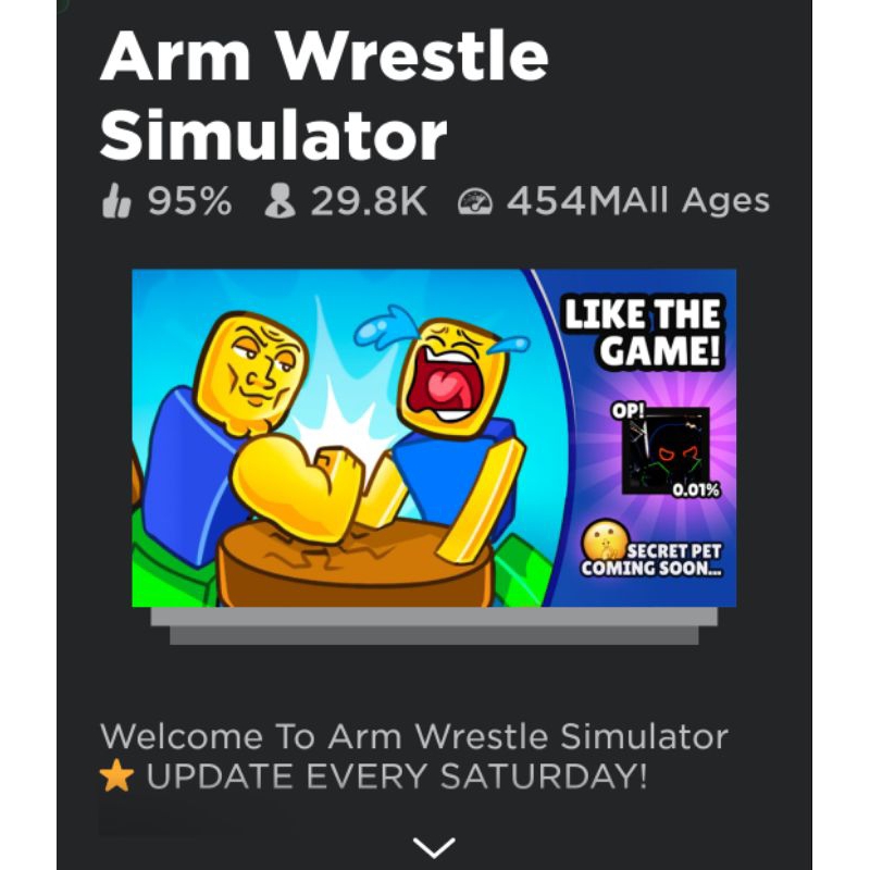arm wrestling simulator service 100k rm 0.20 sen | Shopee Malaysia