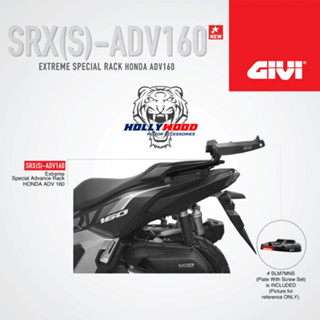 GIVI MONORACK EXTREME HEAVY DUTY ADVANCE RACK FOR ALL PVC TOP BOX ALLUMINIUM LC135 Y15 RS RSX ...