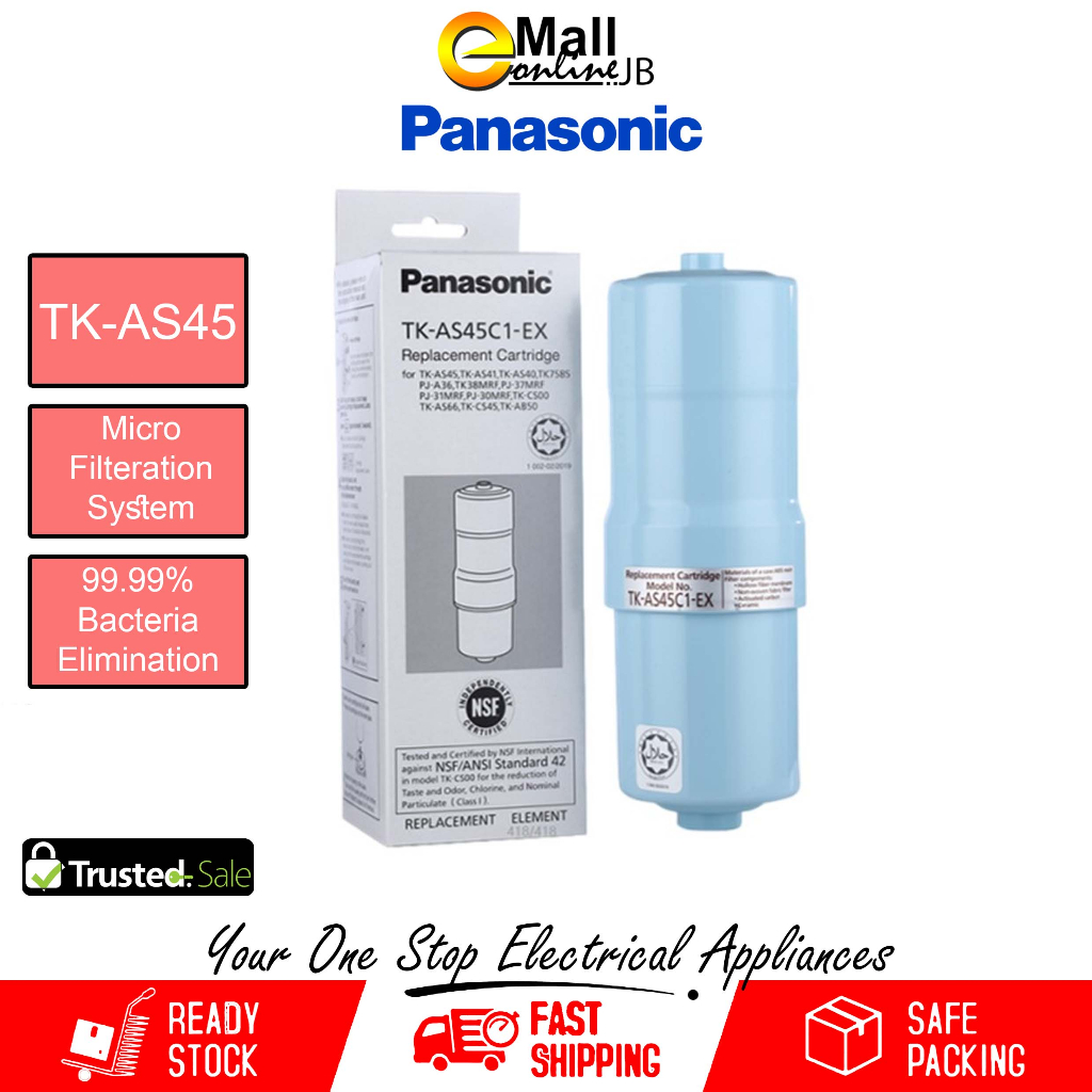 Panasonic TK-AS45C1 Water Filter Cartridge Replacement For Alkaline ...