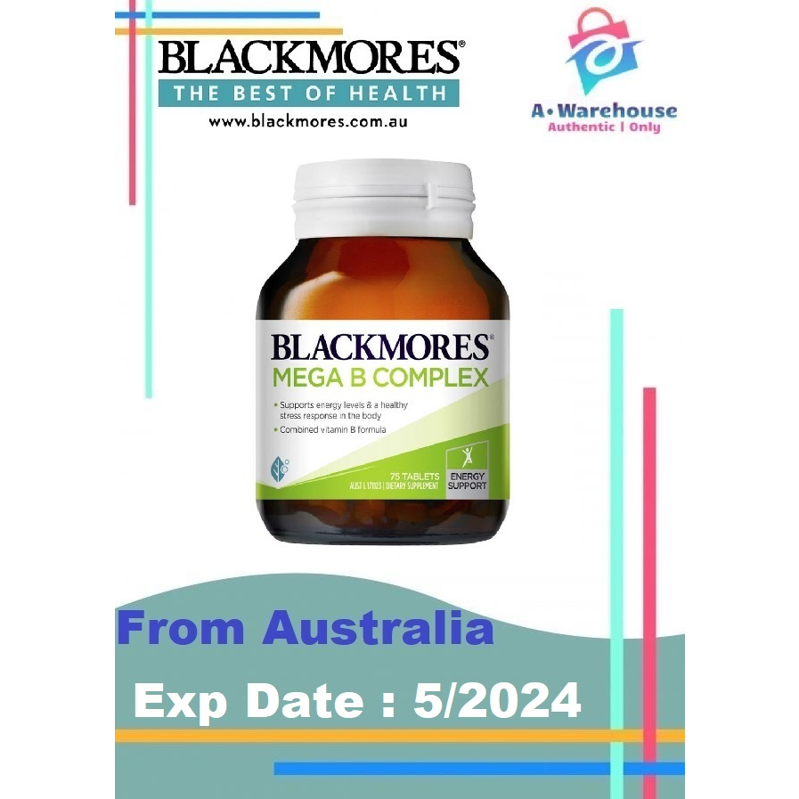 Blackmores Mega B Complex (75 tablets) Vitamin B Complex | Shopee Malaysia